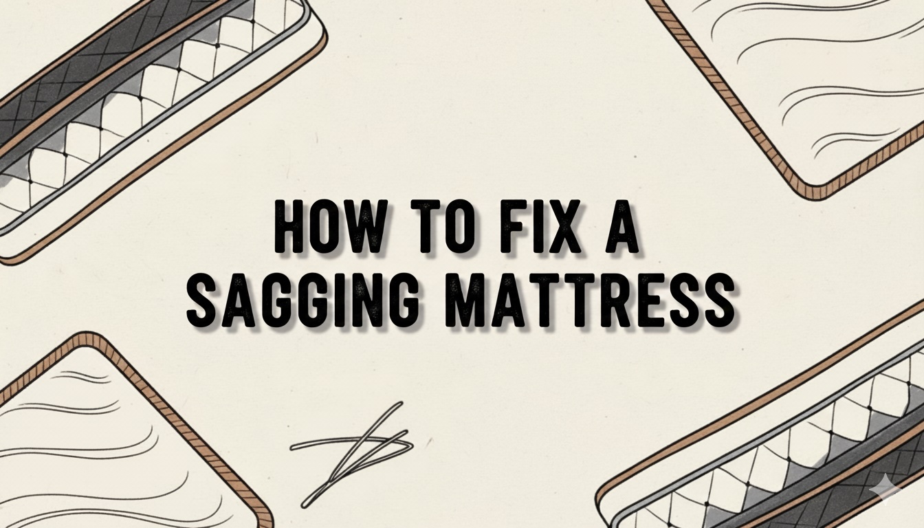 Your Guide to Mattress Fix Sagging and Restoring Your Sleep