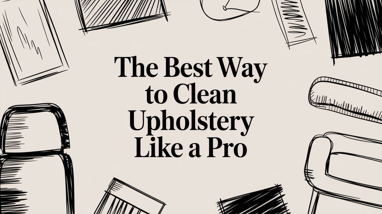 The Best Way To Clean Upholstery