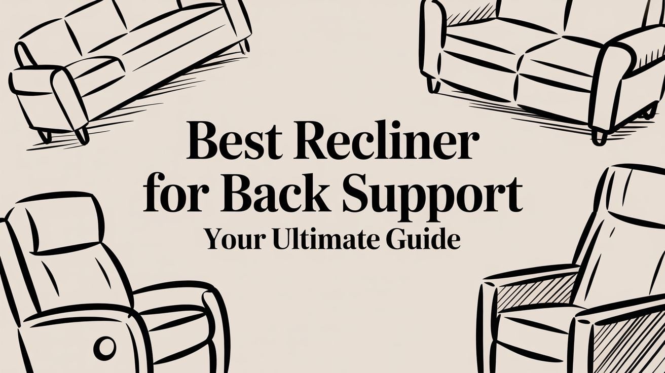 Your Guide to Finding the Best Recliner for Back Support