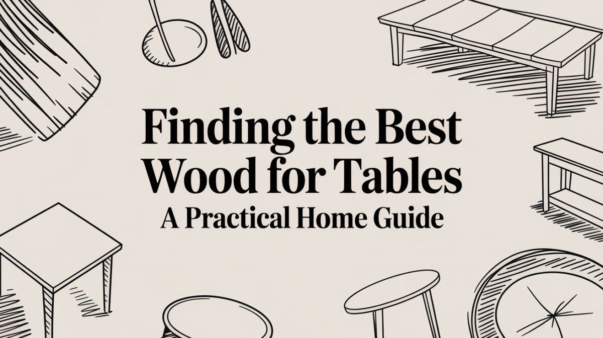 Finding the Best Wood for Tables A Practical Home Guide