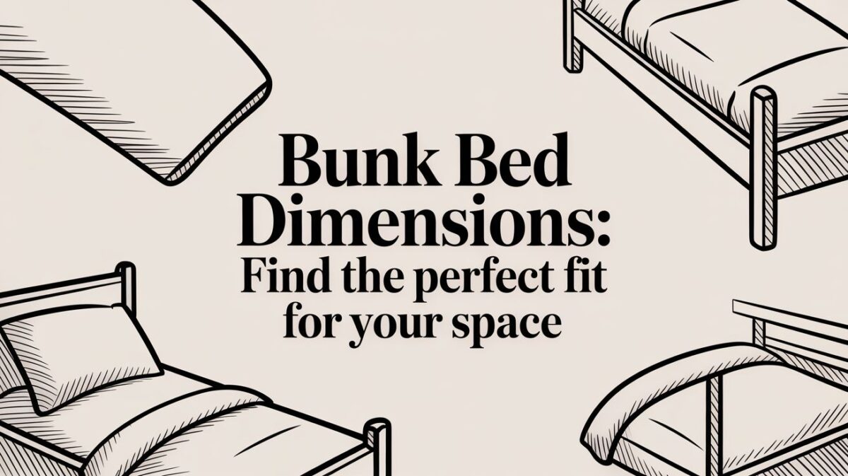 Bunk Bed Dimensions: Find the Perfect Fit for Your Space