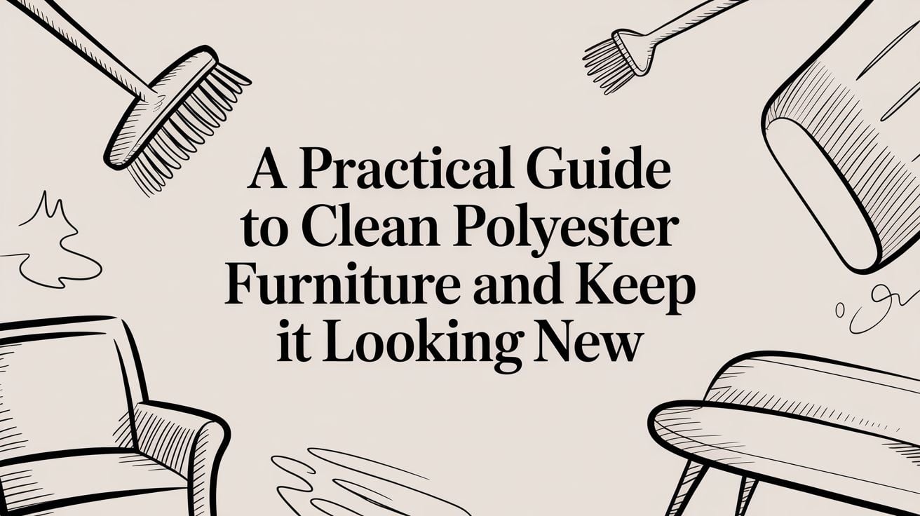 A Practical Guide to Clean Polyester Furniture and Keep It Looking New