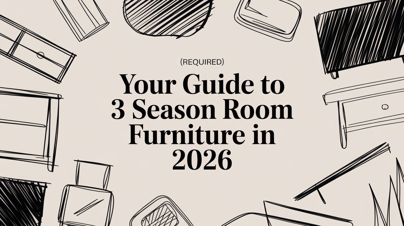 Your Guide to Choosing the Perfect 3 Season Room Furniture
