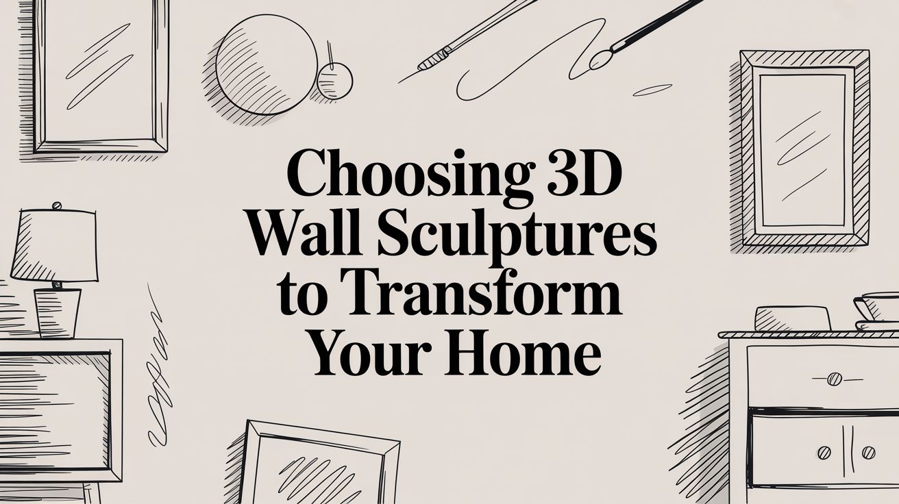 Choosing 3D Wall Sculptures to Transform Your Home